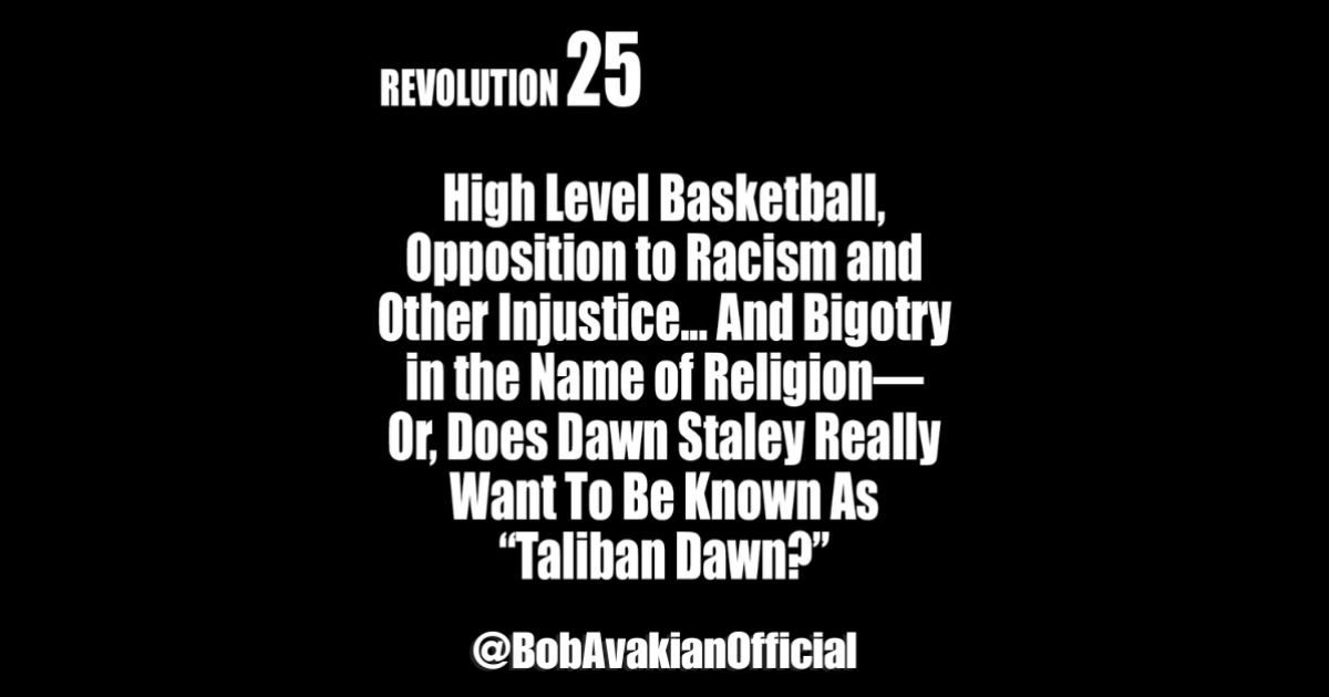 BOB AVAKIAN REVOLUTION #25: High Level Basketball, Opposition to Racism ...
